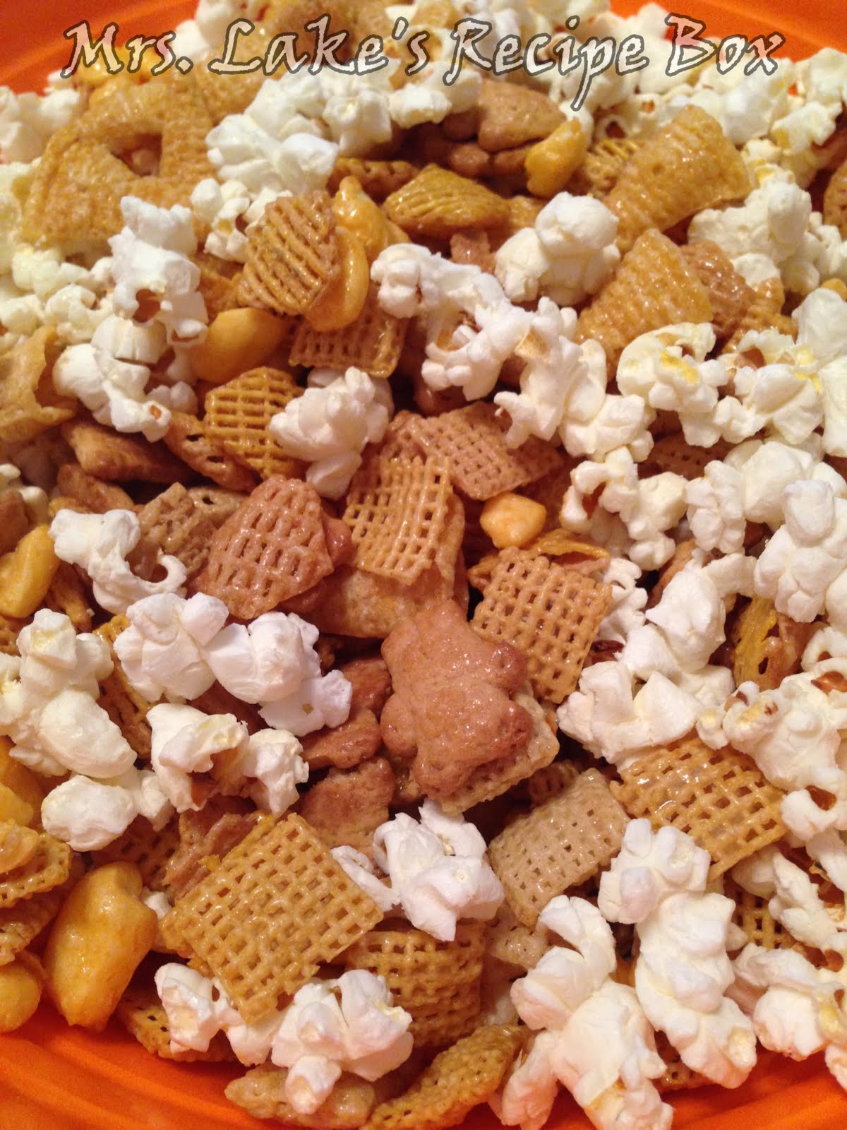Mrs. Lake's Recipe Box: Honey Chex Mix