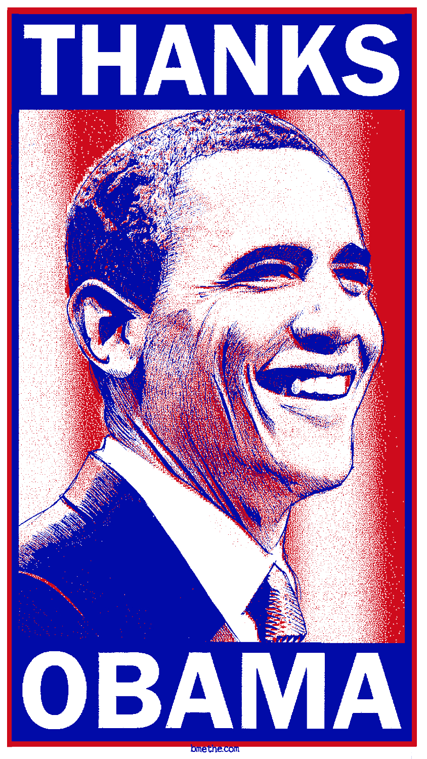 INSIDE THE ROCK POSTER FRAME BLOG: Brian Methe Thanks Obama Poster