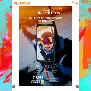 Micromax Launched Canvas Infinity Pro With Full Vision Display, 20+8MP ...