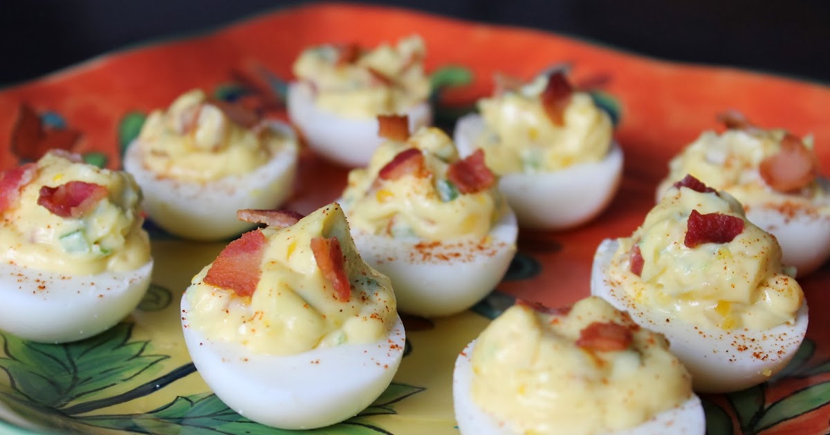 Cooking with Mandy: Bacon Jalapeno Deviled Eggs