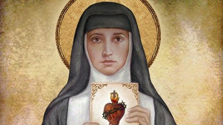 St. Margaret Mary Alacoque, the Apostle of the Sacred Heart of Jesus ...