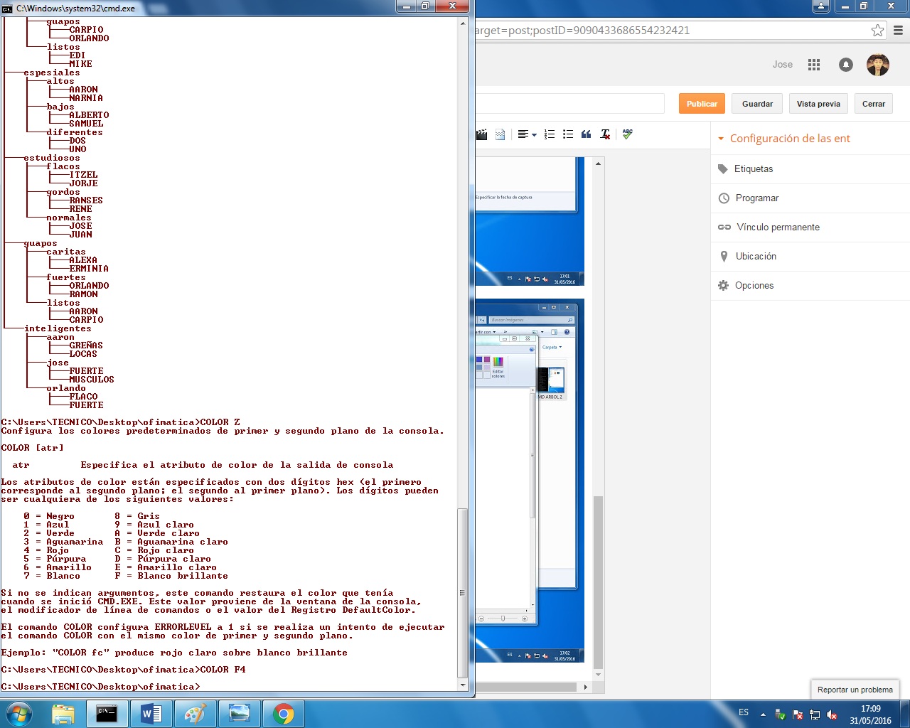 2bofi2subgestiondearchivosgonzalezhPORTAFOLIO.blogspot.com: ejercicio 1 cmd