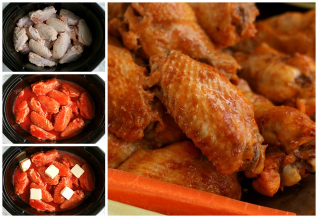 Crock Pot Buffalo Chicken Wings | The Two Bite Club