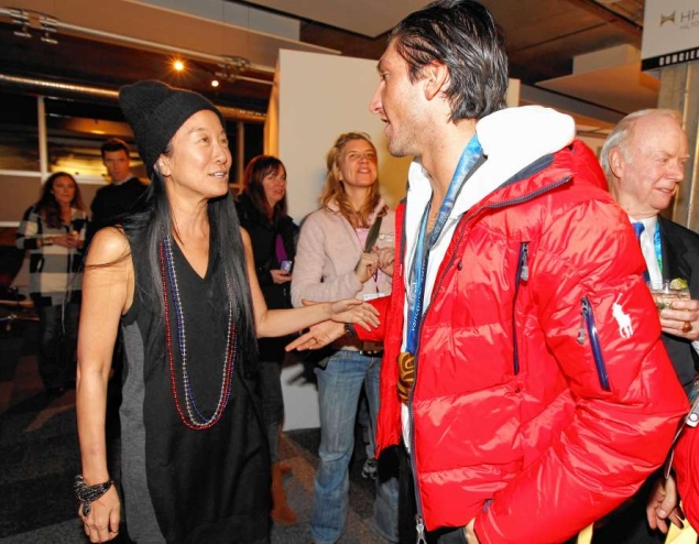 POD'S DESK BLOG: DESIGNER VERA WANG, 63, GAVE OLYMPIAN EVAN LYSACEK, 27 ...