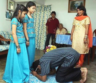 SPIRITUAL BLISS: ON ELDERS FALLING TO THE FEET OF YOUNGER PEOPLE