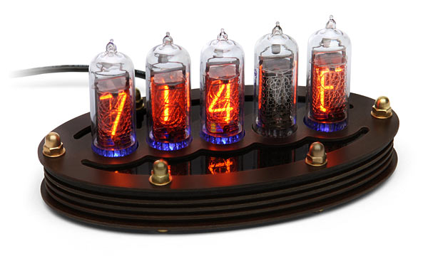 デジタルガジェット備忘録: 【ThinkGeek】ニキシー管を使用した温度計キット