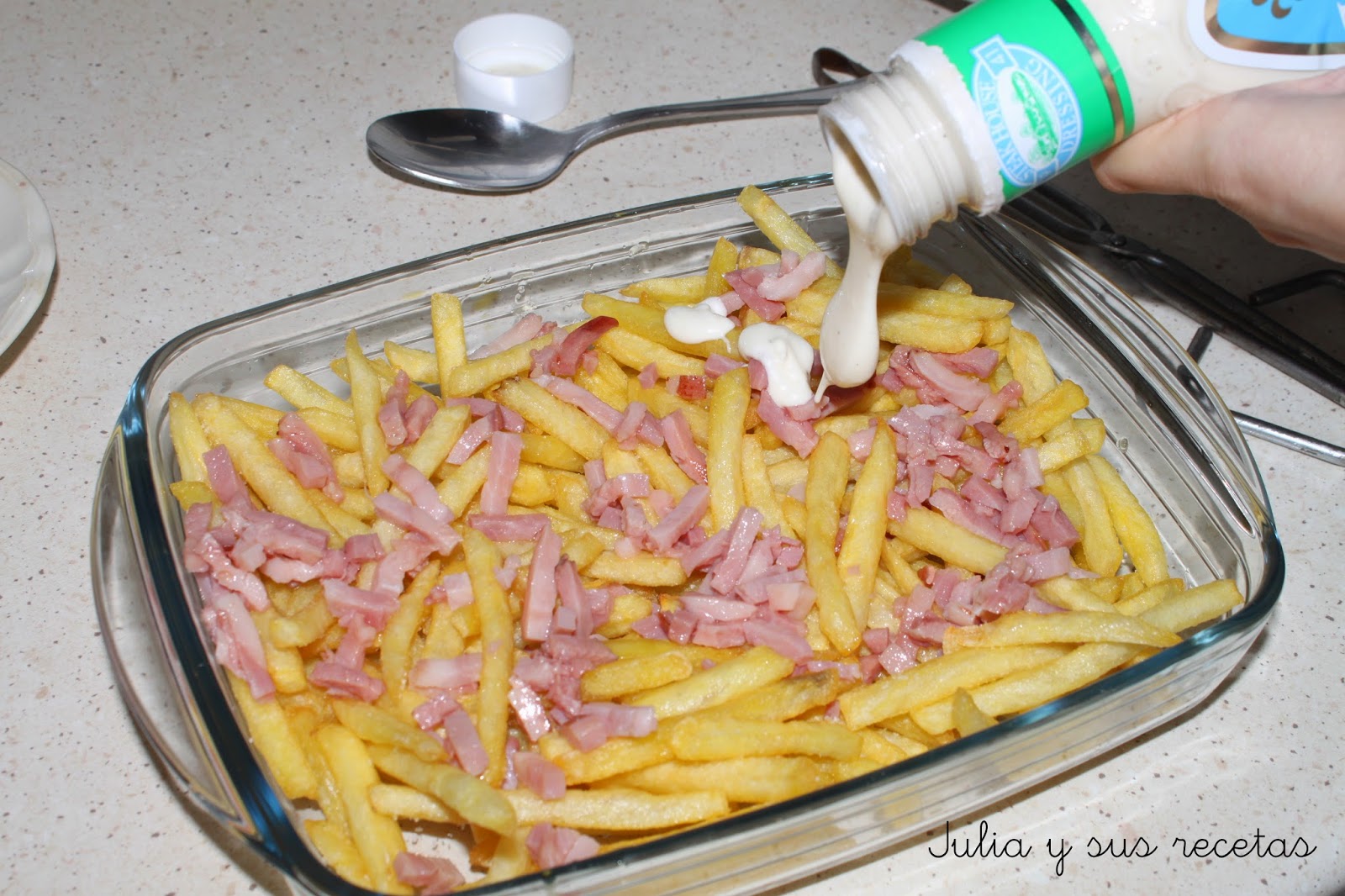 JULIA Y SUS RECETAS: Patatas estilo foster´s