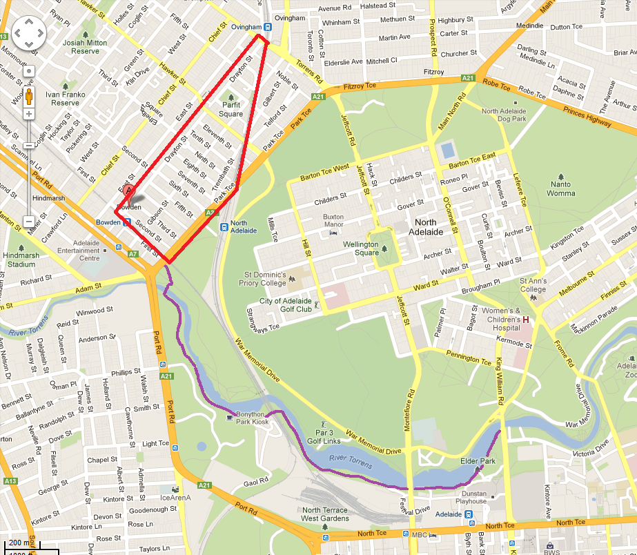 Bike Adelaide: Clipsal Bowden Development