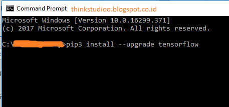 Cara install Tensorflow pada Windows - Thinkstudio21