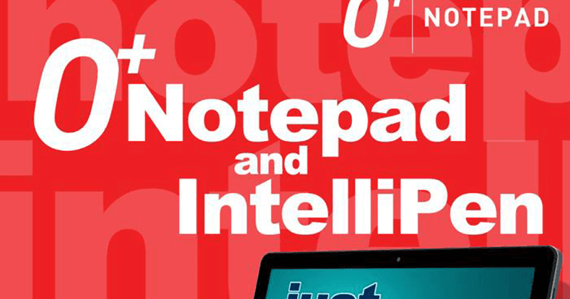 O+ Notepad With Intellipen Announced! 10 inch 2 In 1 Windows Device ...