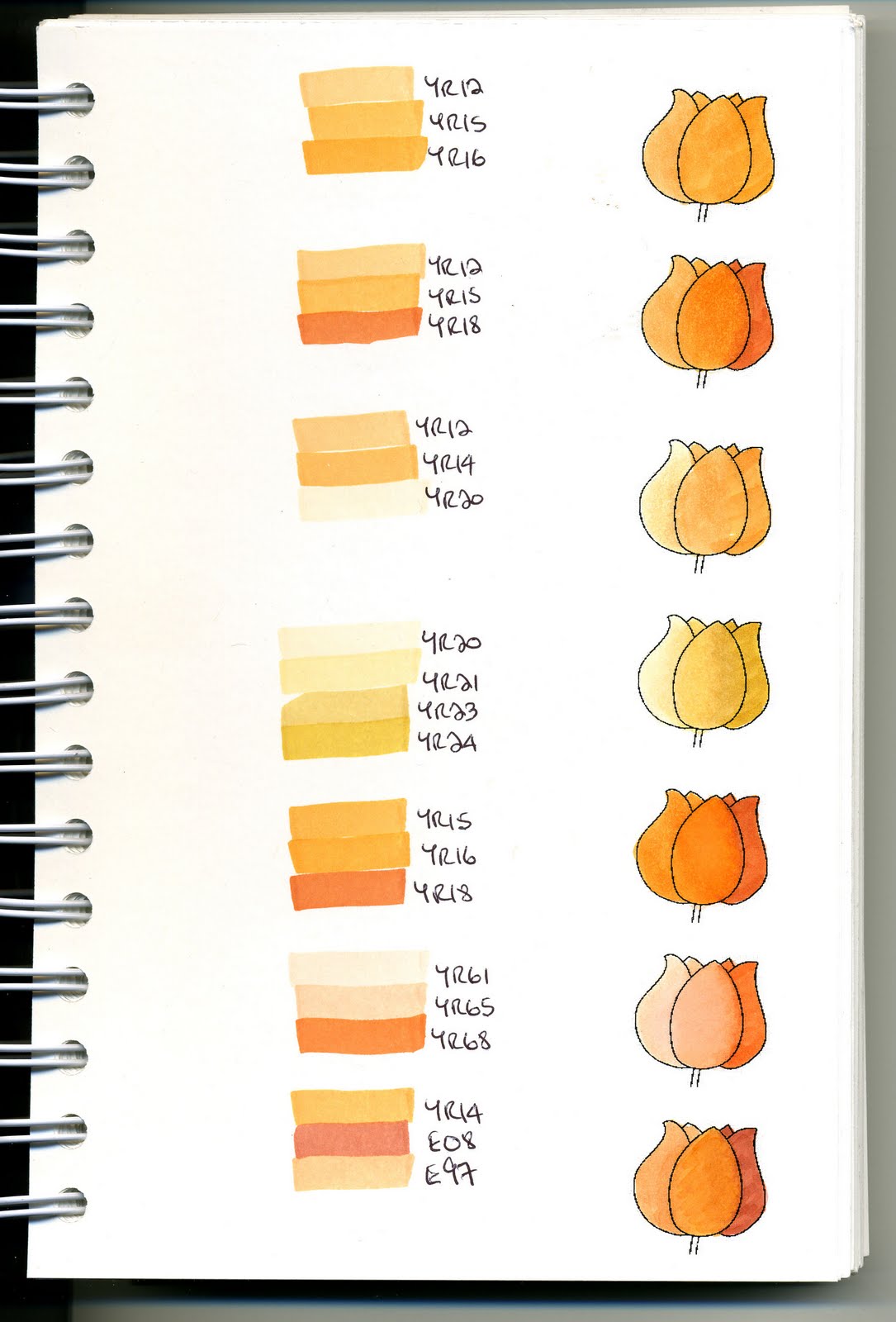 Cat's Creations: Copic Swatch Book...