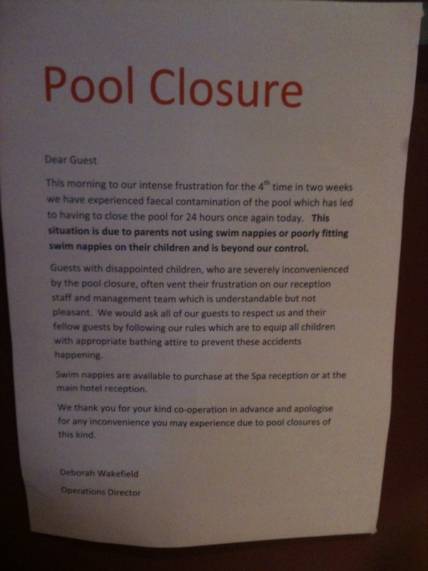 Ship Yards: Pool Closure