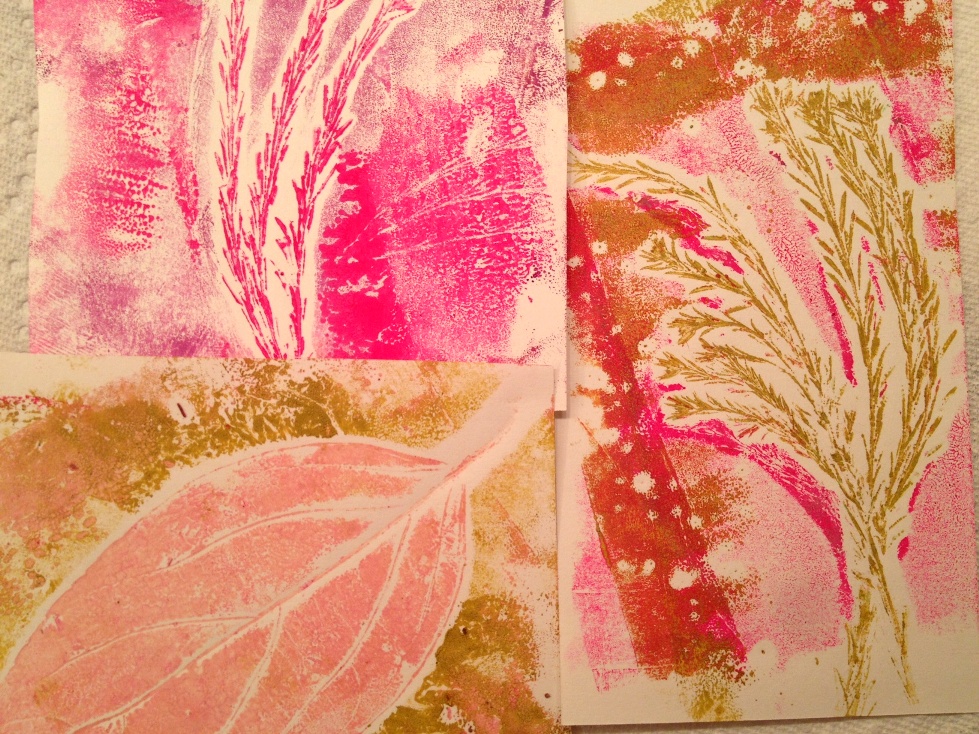 ART GIRL: Fun with Speedball Ink + brayer
