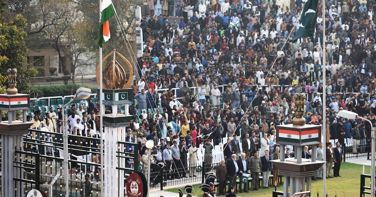 wagah border india and pakistan border