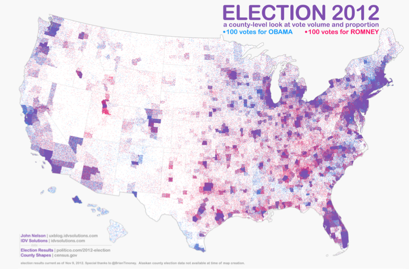 Pillar to Post: ARCHIVE / PURPLE AMERICA /THE REAL RED-BLUE MAPS OF THE ...