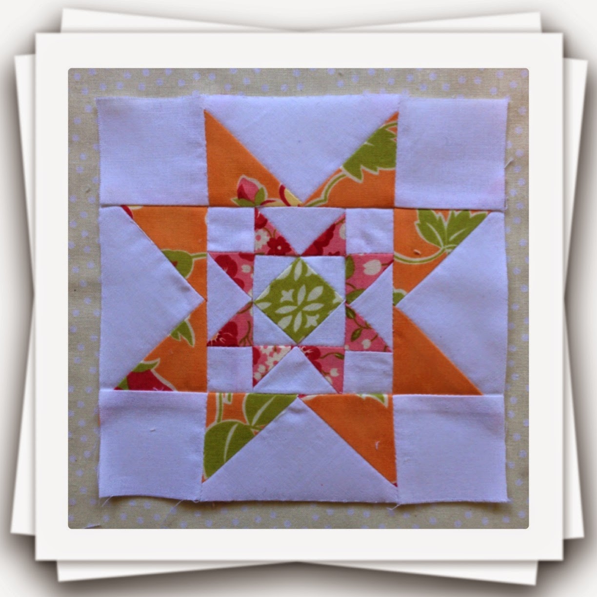 Chatelaine- Free BOW Sampler Quilt Block 6 - Threadbare Creations