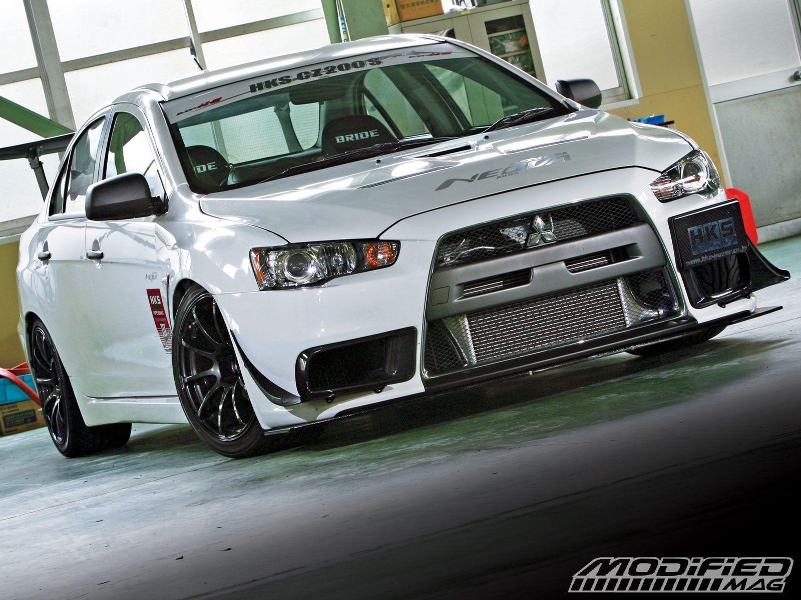 Modified Mitsubishi Lancer Evolution X
