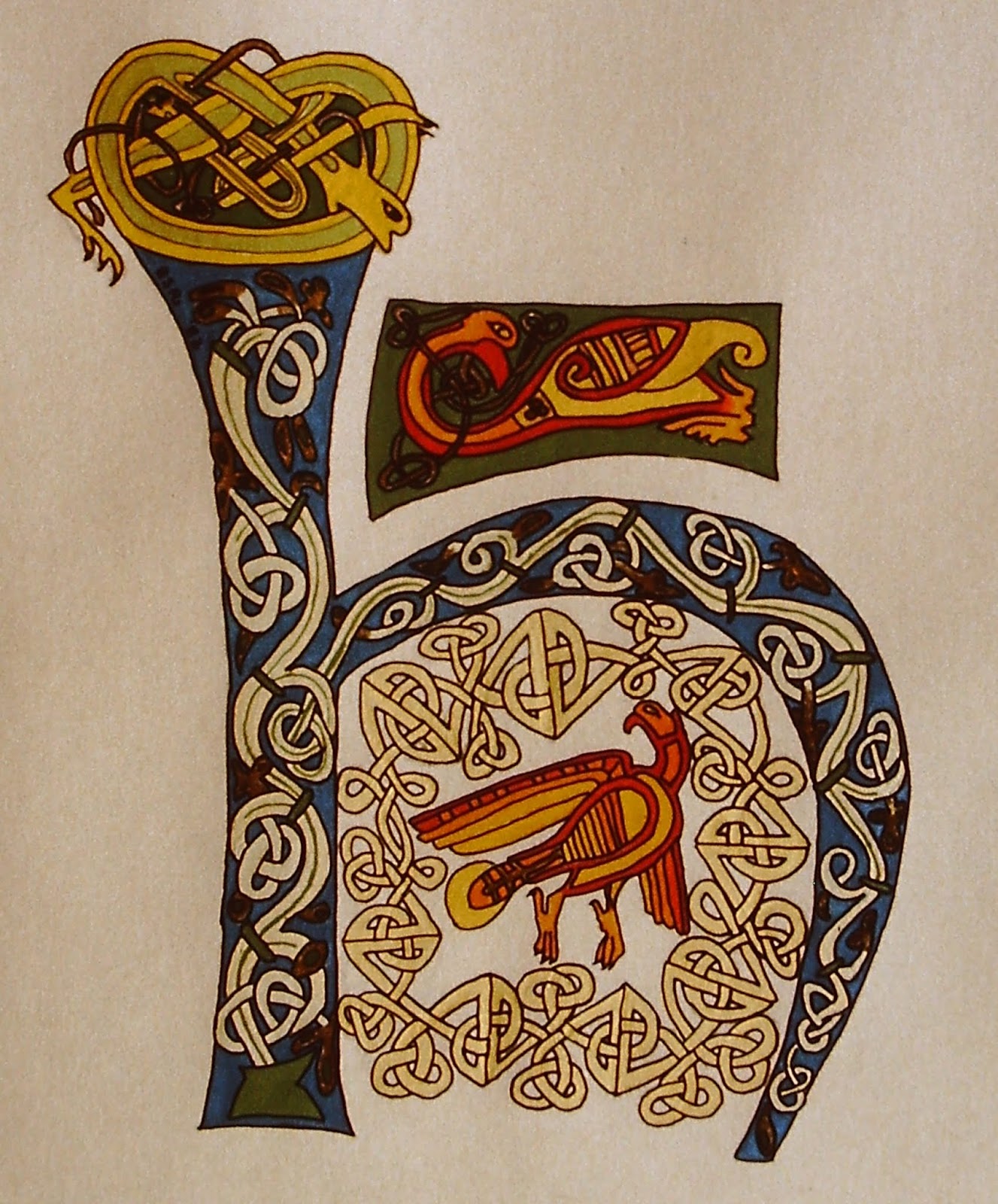 Celtic Art: Book of Kells - Letters - Book's Blog