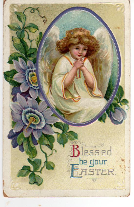 View from the Birdhouse: Vintage Easter Angel Cards