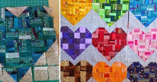 Quilt Today: Heart Block Tutorial