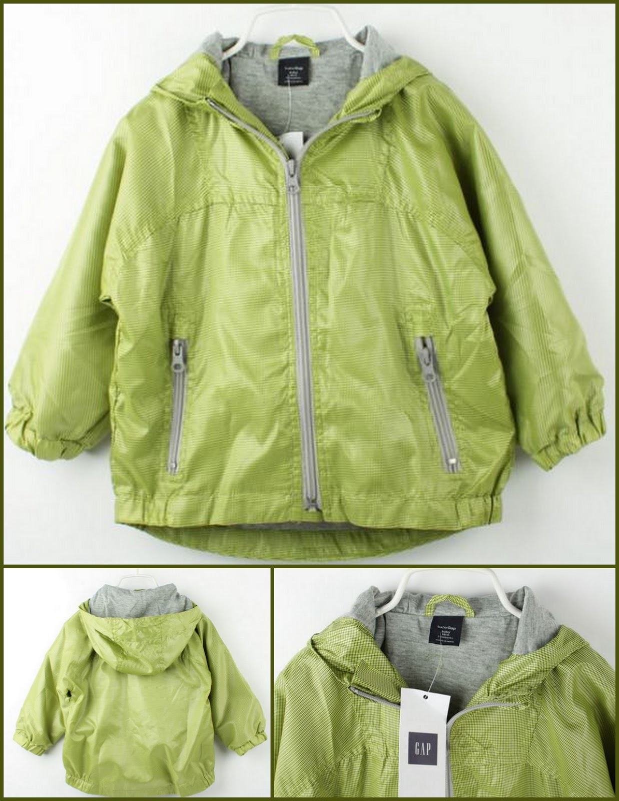Arienne's Treasure: C10043 GAP Lime Green Jacket