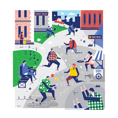 Martyna Wójcik-Śmierska: MURALE - DELOITTE - WARSZAWA