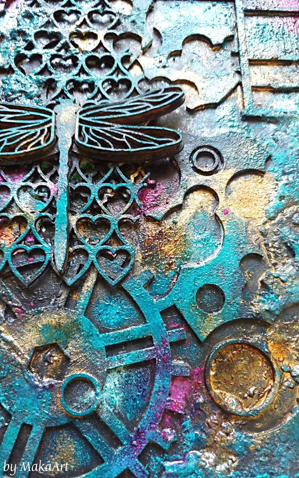 My journey through the mixed media world...: Recycled Mixed Media Box ...