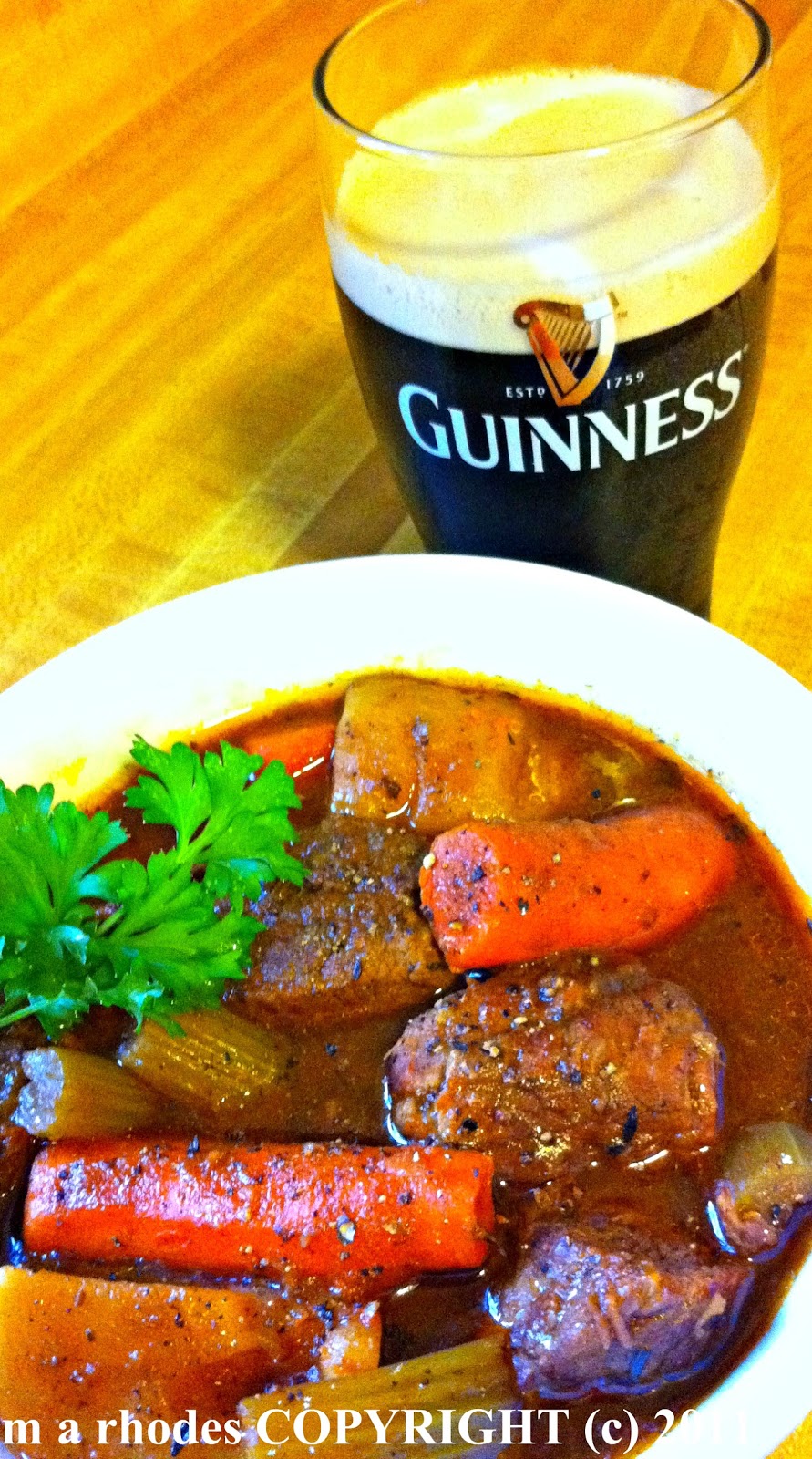 Cooking The Amazing: IRISH GUINNESS STEW