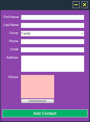 C# Contacts Information System Source Code - 1BestCsharp