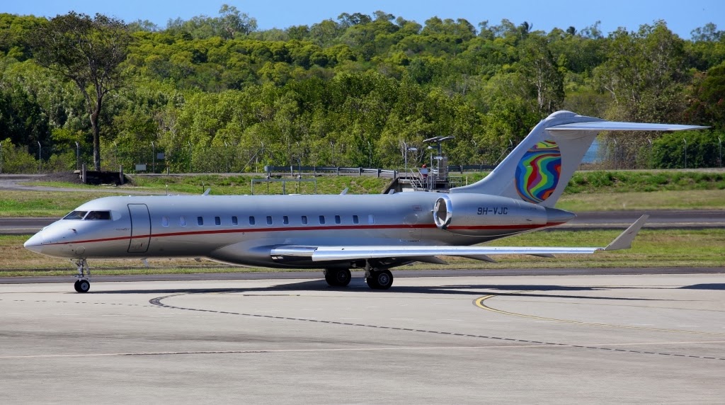 Far North Queensland Skies: VistaJet Global 6000 9H-VJC