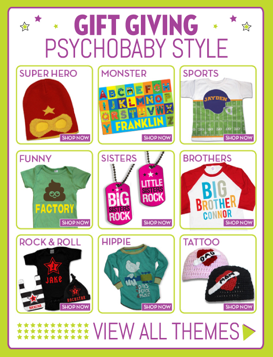 Official Psychobaby Blog | Cool, Crazy (and Personalized) Kids Stuff!
