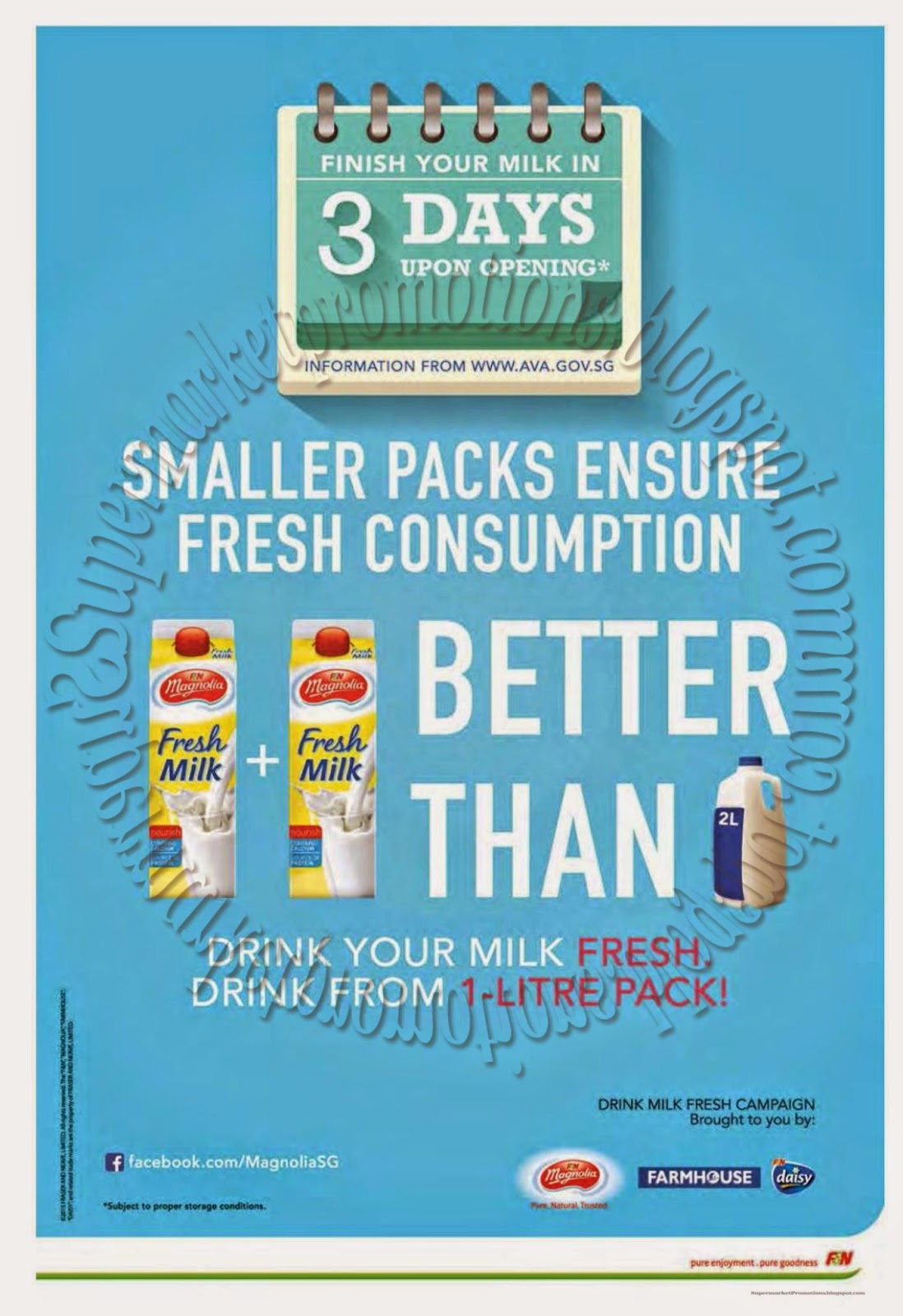 F&N Magnolia Drink Milk Fresh Campaign 05 May 2015 ~ Supermarket Promotions