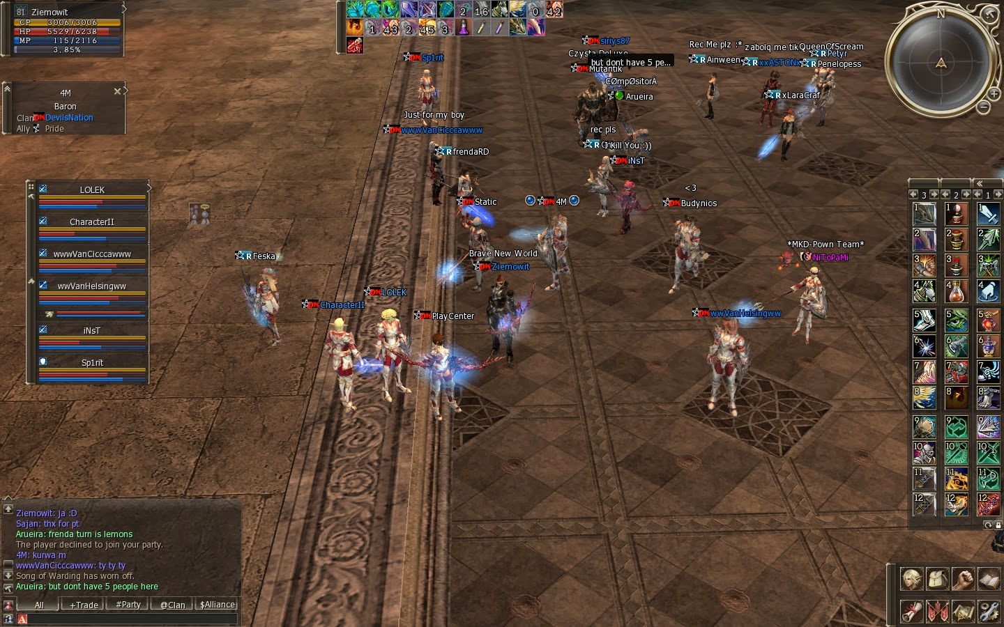 Lineage 2 - best mmo ever: Epic raid Screenshots - Antharas, Frintezza