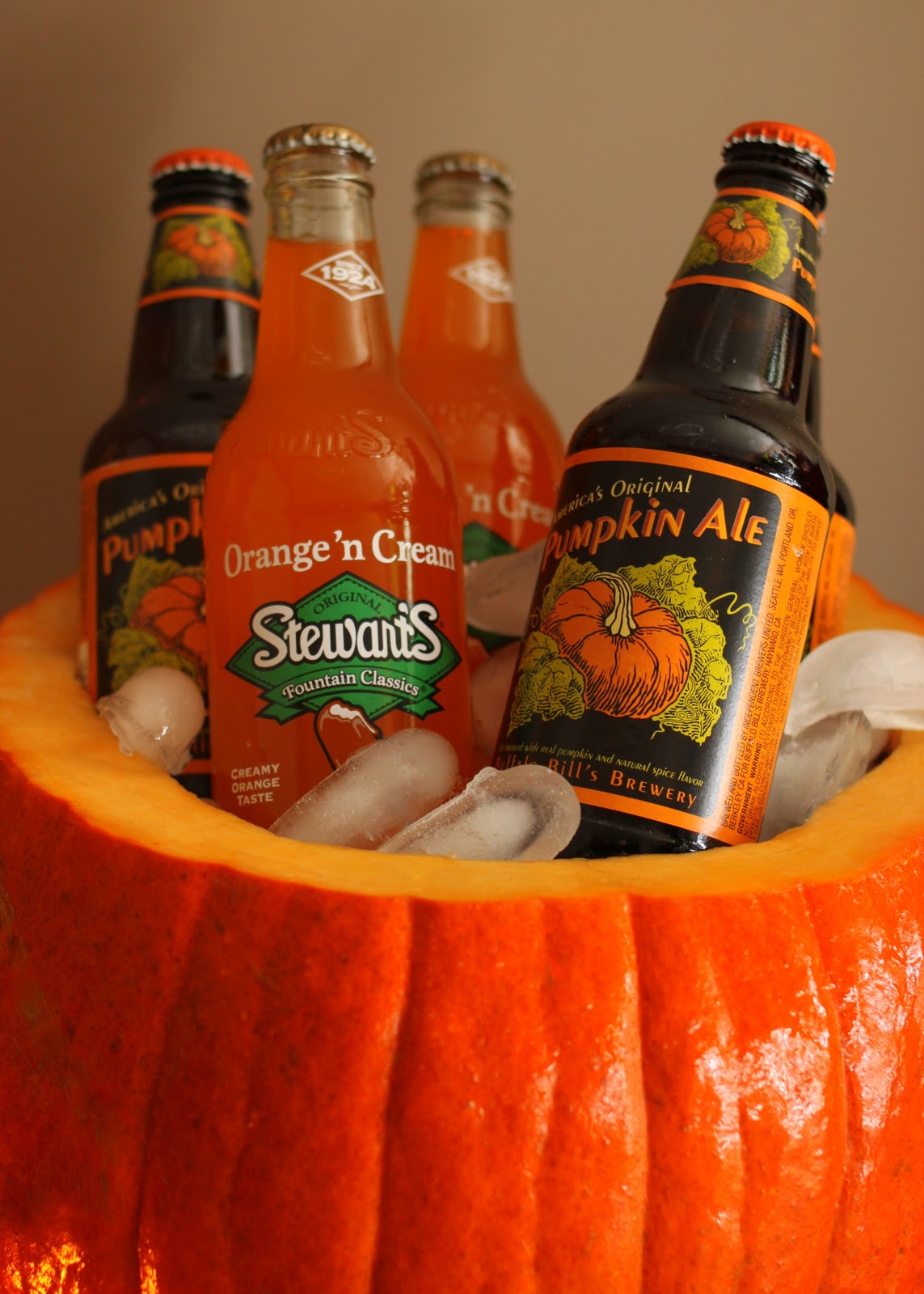 Here Comes The Fun: Pumpkins: Pumpkin Ice Bucket & Pumpkin Beer