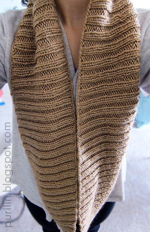 Purllin: Autumn Infinity Circle Scarf (free pattern)