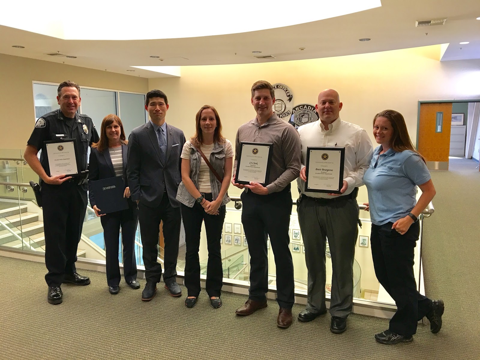 Arcadia Police Department News And Information Blog Apd Recognized By