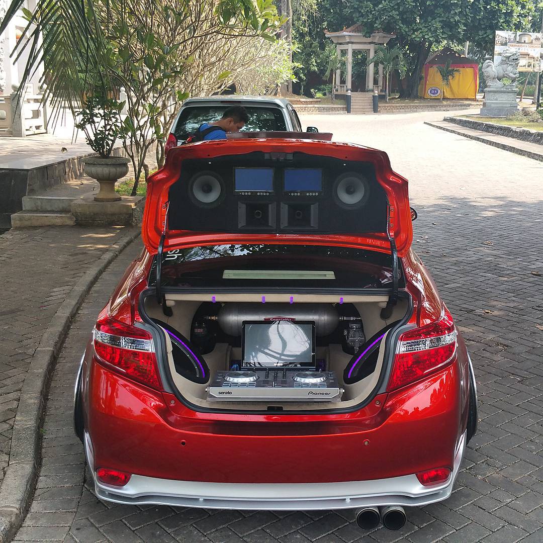 Modifikasi Mobil Ceper Toyota Vios Owner @derrywahyup | Alul Stemaku