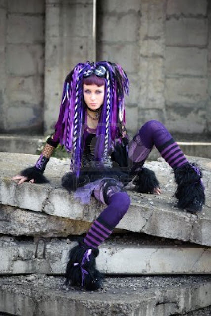 Luurankoja kaapissa: Style inspiration: Cyber goth part 1