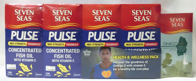 4 X 120's SevenSeas Pulse HS Triomega Concentrated Fish Oil with ...
