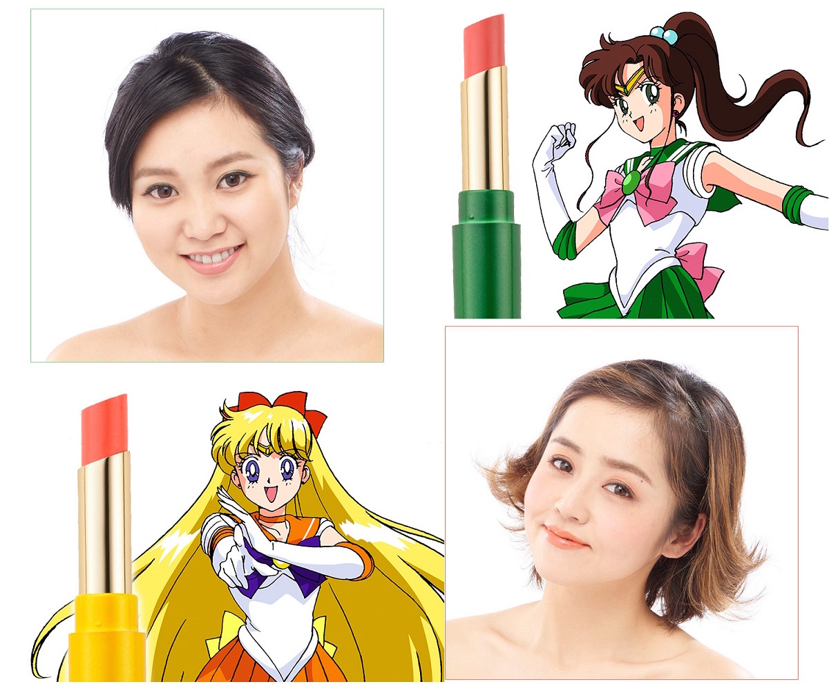 Sailor Moon Makeup Moisture Rouge Senshi Transformation Pens | Na Cor do Arco-íris