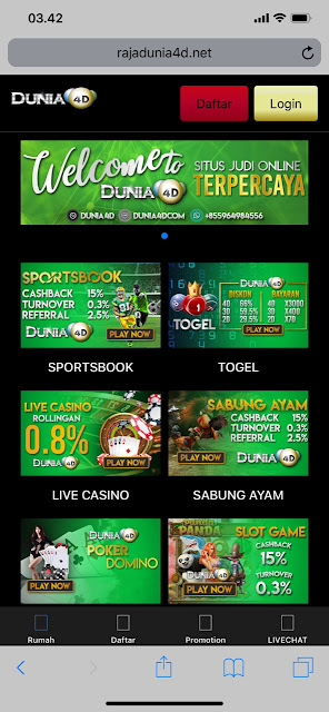 Mengenal Situs Dunia4d Togel Online Terpercaya Versi Mobile - Prajurit ...