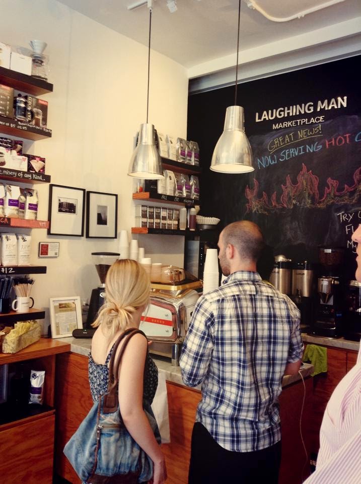 ニューヨーク おすすめ、くつろぎカフェ: Laughing Man Coffee & Tea トライベッカ