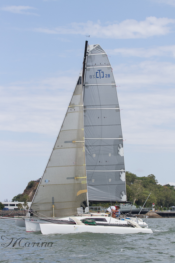 Sailing at the Port Curtis Sailing Club, Gladstone, Queensland: Head of ...