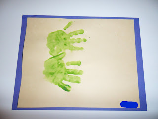 Pre-K Blessings: Alligator Hand print