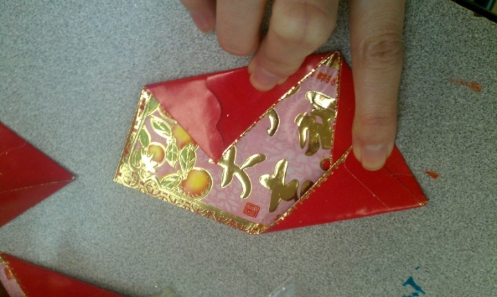 CantotoMando: Red Envelope Project: Red Envelope Flower Ball 紅包花球