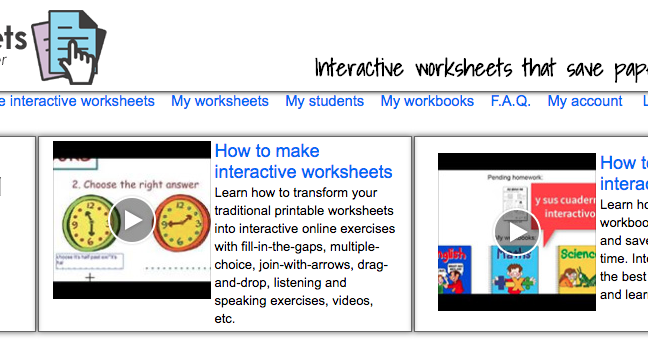 The Joy of ESL Blog: Live Worksheets, a Cool New Tool
