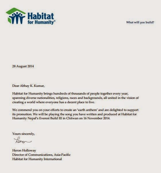 Earth Anthem: Chronology & Documents