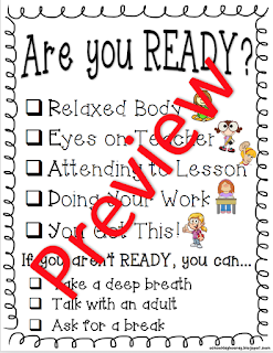 It's a School Day, Hooray!: READY Checklist