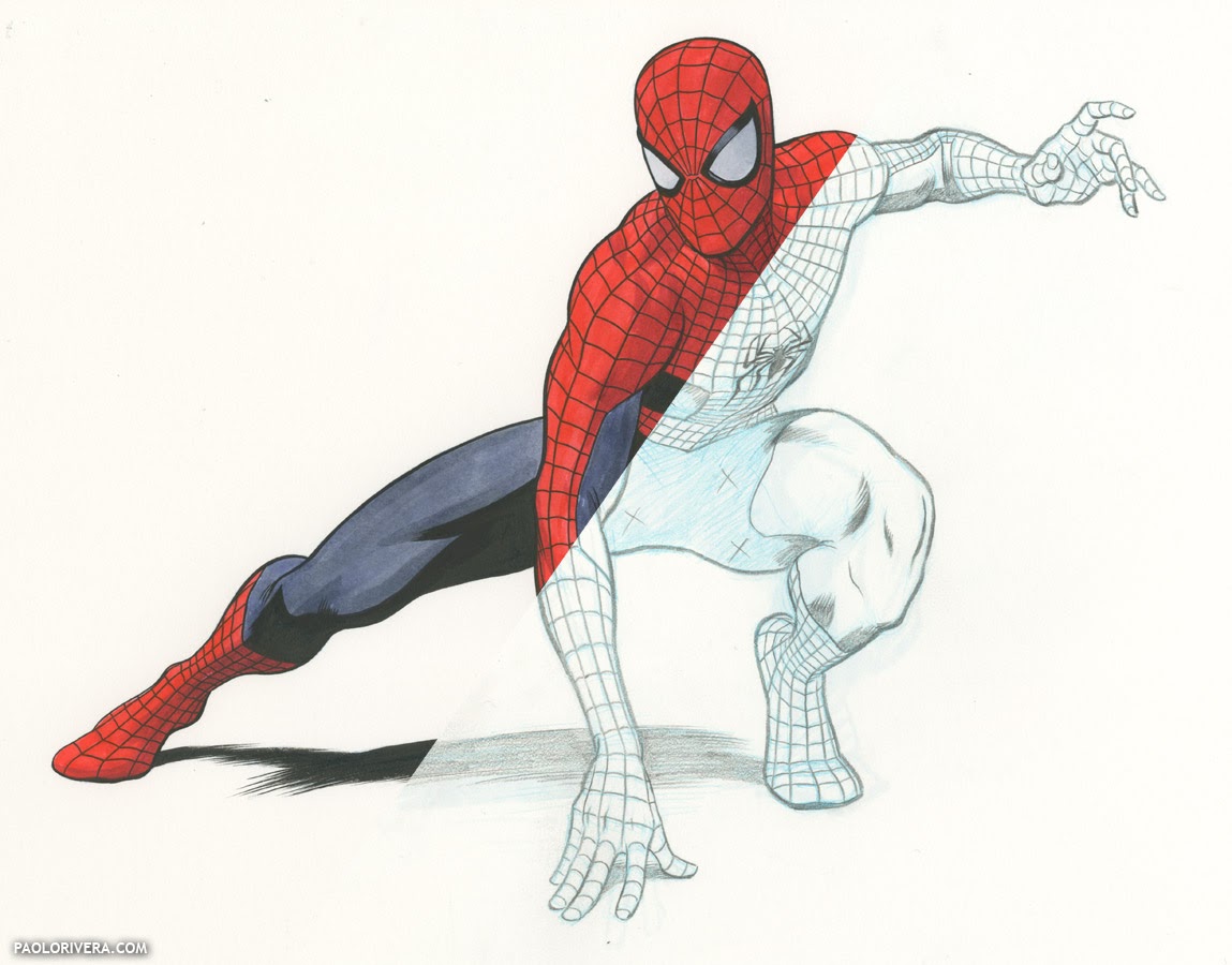 [OC] Steve Rude Inspired Spider-Man : Spiderman