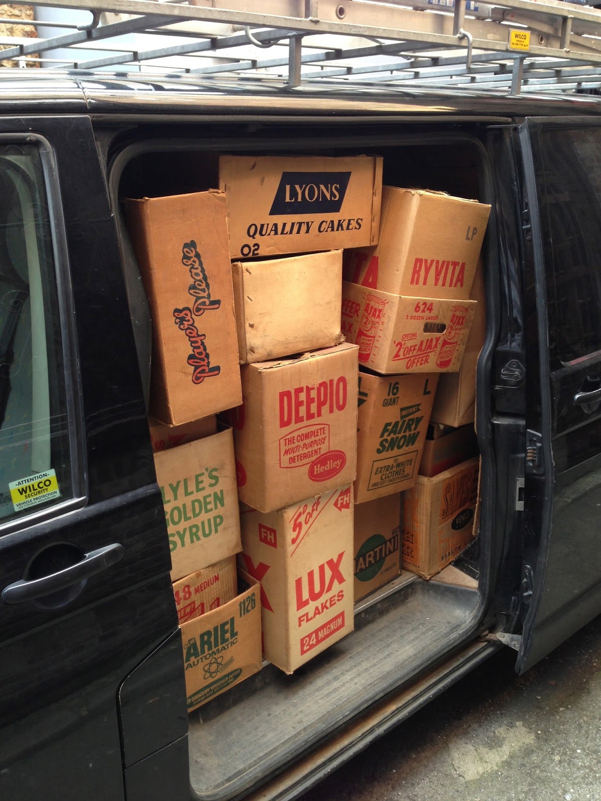 Styling and Salvage: cardboard box collection fail